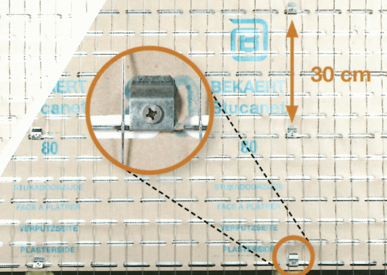 Stucanet Galvanised SBS Timber Frame Fixing Plate & 60mm Screws - Rowebb